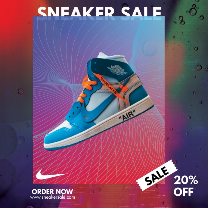 Copy of SNEAKER FASHION SALE POSTER FLYER | PosterMyWall