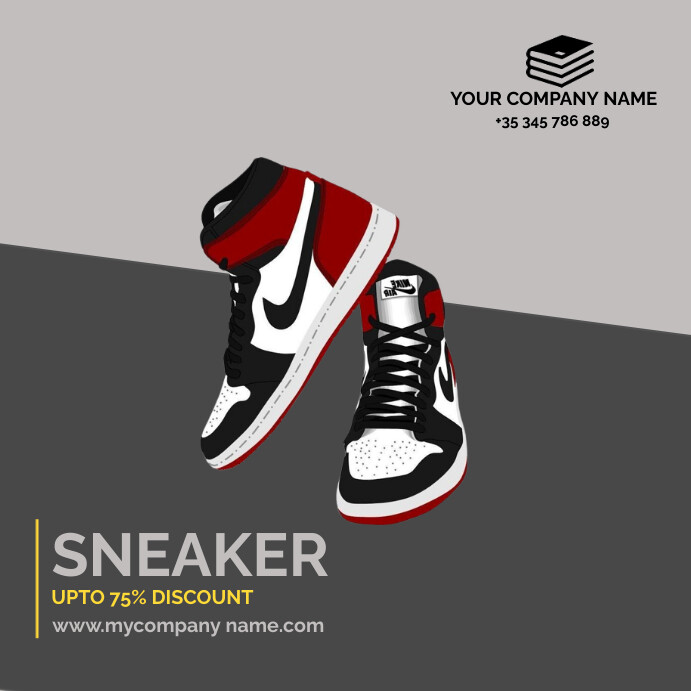 sneaker Instagram post Template | PosterMyWall
