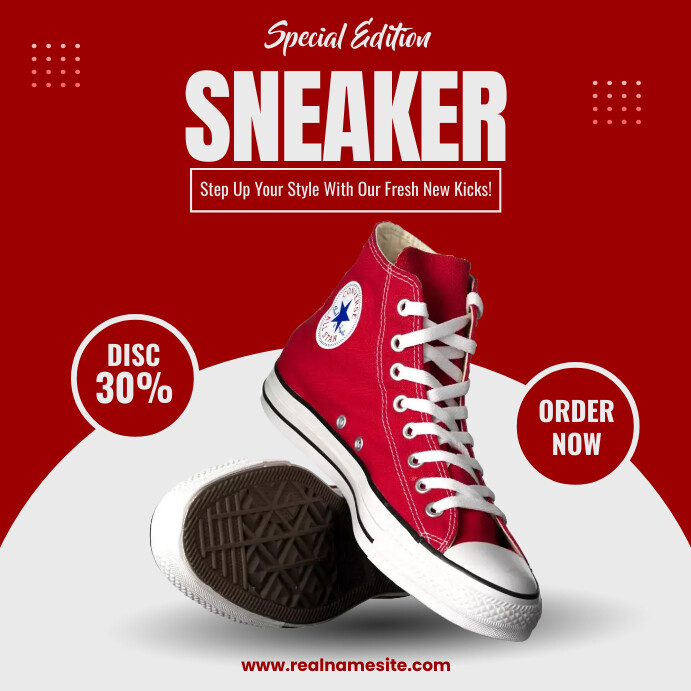 Sneaker Instagram Post Template | PosterMyWall