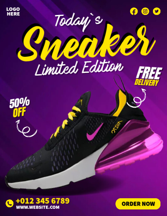 Plantilla de Sneaker Sale Ads | PosterMyWall