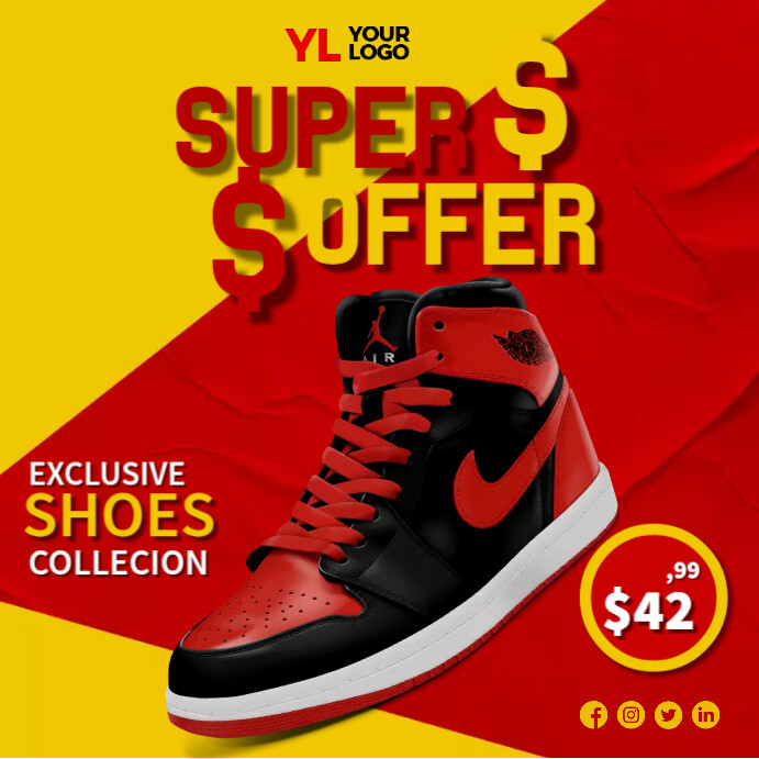 Sneaker Sale Ads Template | PosterMyWall