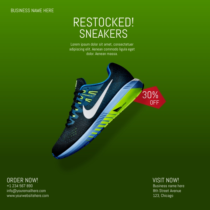 Copy of sneaker sale | PosterMyWall