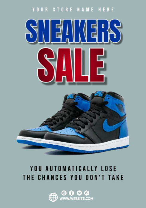 Copy of Sneaker Sale | PosterMyWall