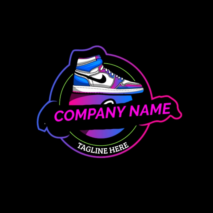 Sneaker shoes logo, Template | PosterMyWall