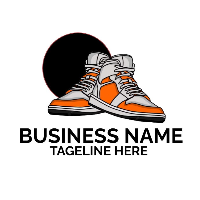 Sneaker shoes logo, running shoes, Jordan sho Template | PosterMyWall