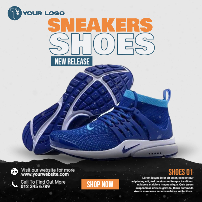 Sneaker Shoes New Release AD Template | PosterMyWall