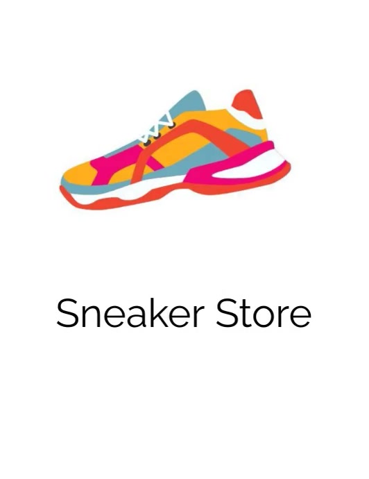 Sneaker store logo, sneaker shoes and brand Template | PosterMyWall