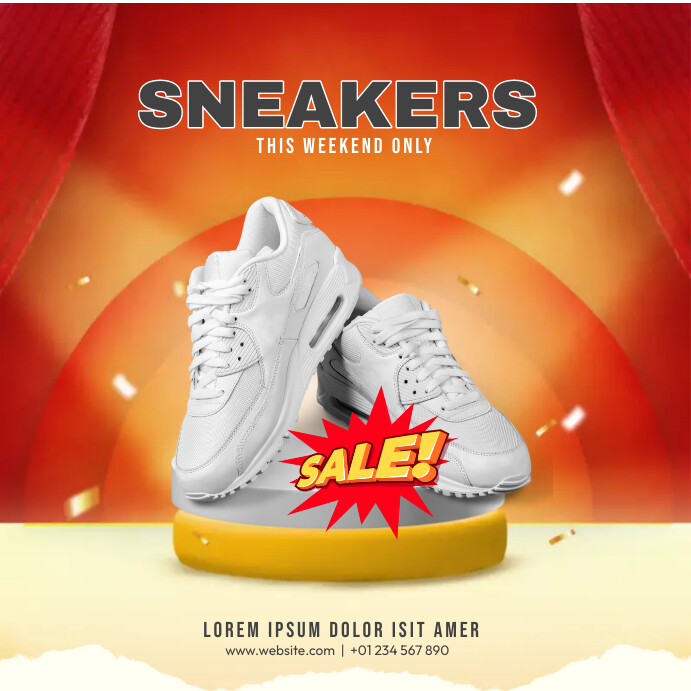 Sneakers Ads Template | PosterMyWall