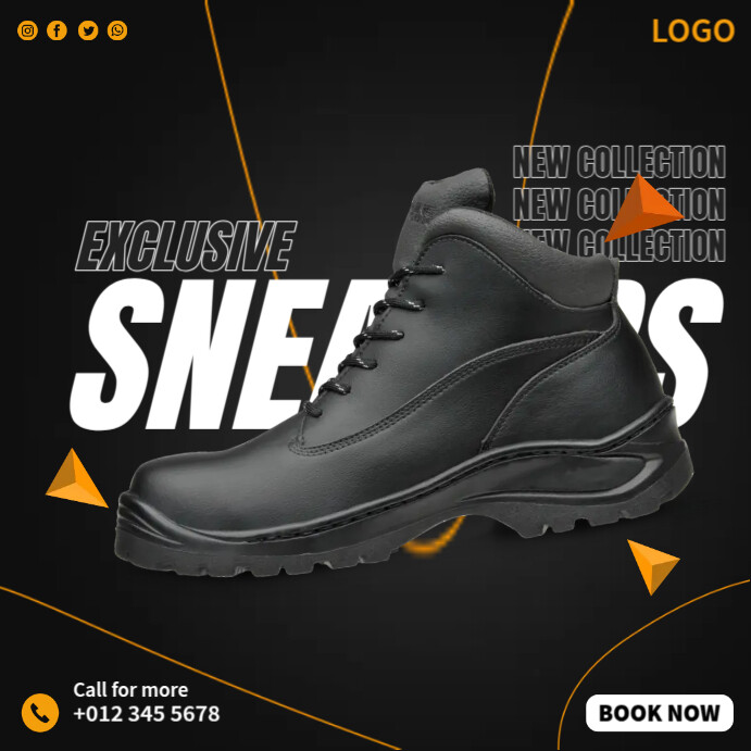 Sneakers Ads Template | PosterMyWall