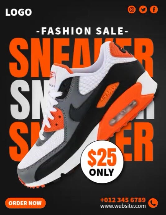 Copy of Sneakers Ads | PosterMyWall