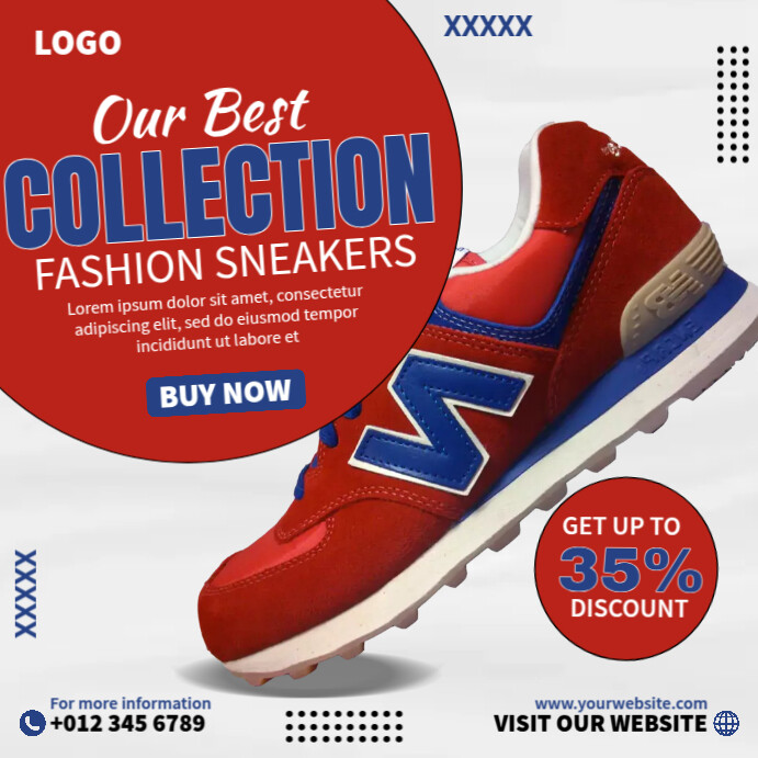 Sneakers Ads Template | PosterMyWall