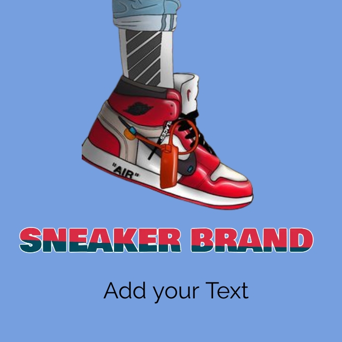 Sneakers Brand logo Template | PosterMyWall
