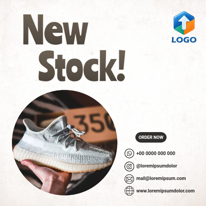 Copy of sneakers new stock arrival | PosterMyWall