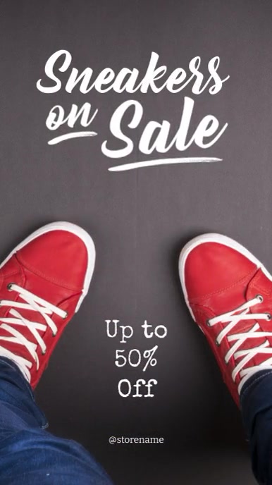Sneakers Sale - Digital Display Ad Template | PosterMyWall