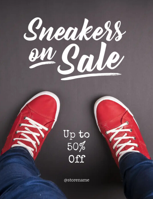 Sneakers Sale - Flyer Template | PosterMyWall