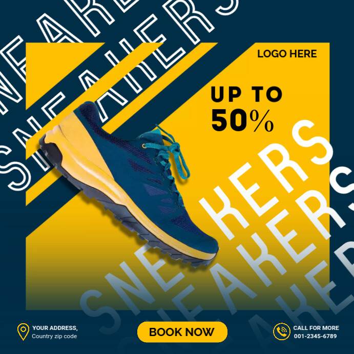 Sneakers Sale Instagram Post Template | PosterMyWall