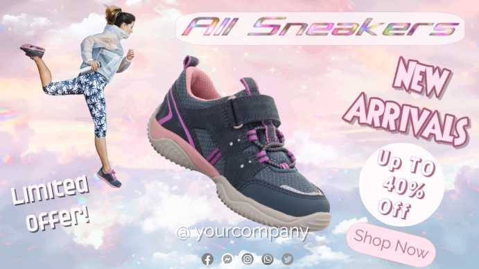 Sneakers Sales Flyer Template | PosterMyWall