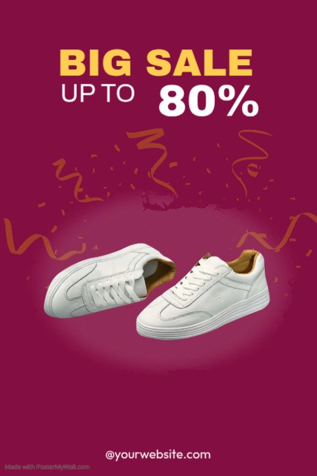Sneakers Shoes Poster Template | PosterMyWall