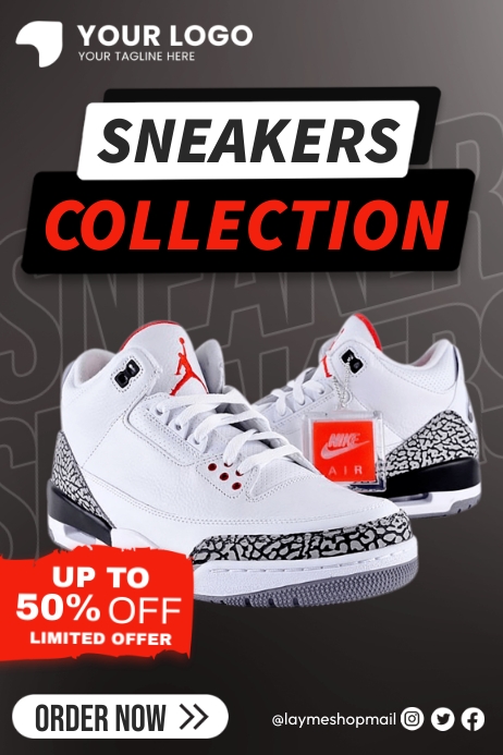 Sneakers Sports Template | PosterMyWall