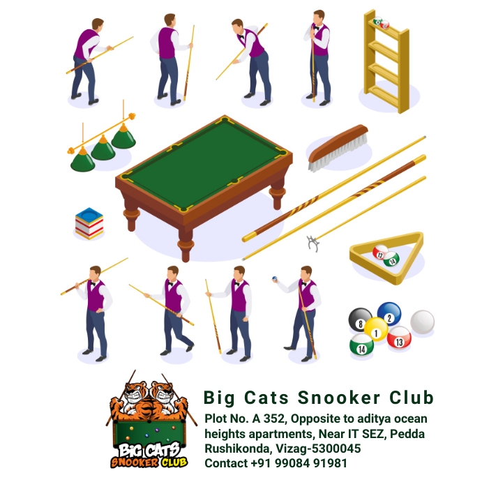 Snooker Club Poster Template | PosterMyWall