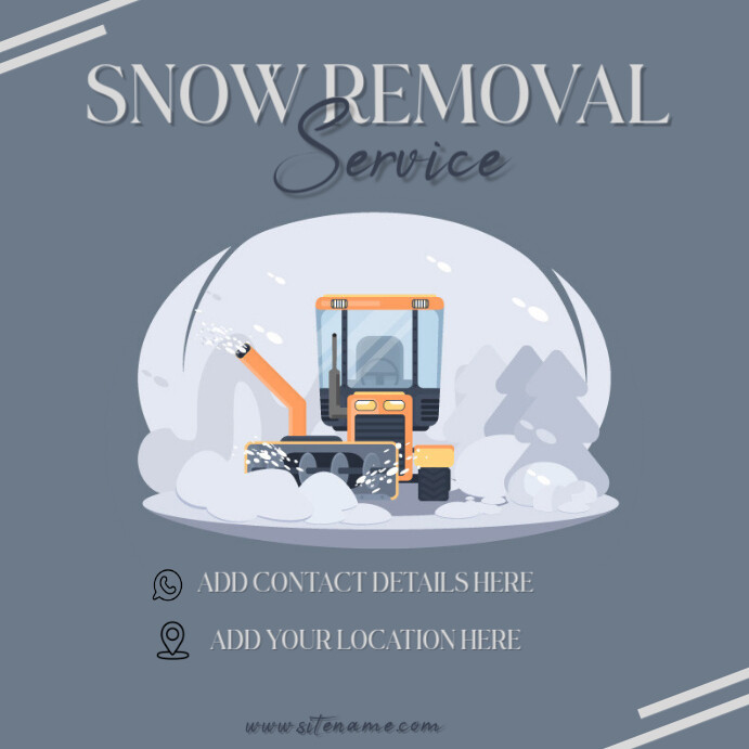 Snow Removal Template | PosterMyWall