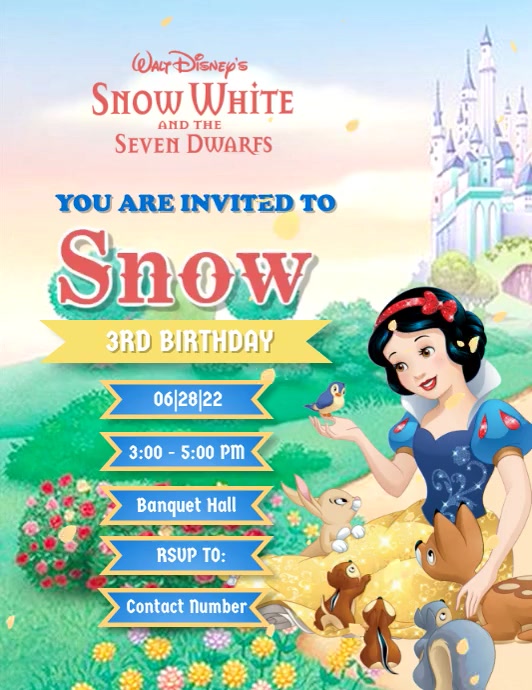 Copy of Snow White | PosterMyWall