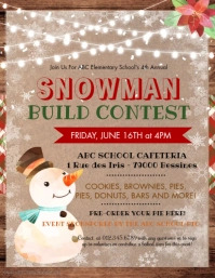 Gingerbread House Contest school flyer Template | PosterMyWall
