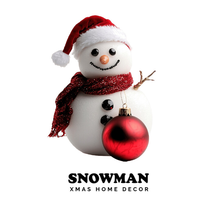 Snowman Logo Template | PosterMyWall