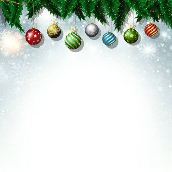Snowy Christmas Glow Frame Template | PosterMyWall