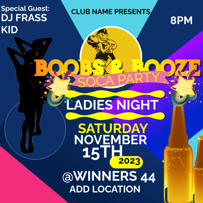 Soca Party event flyer Template | PosterMyWall