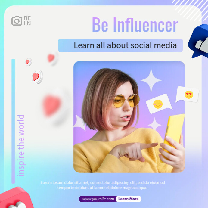 Socail Media Thumbnail Template | PosterMyWall