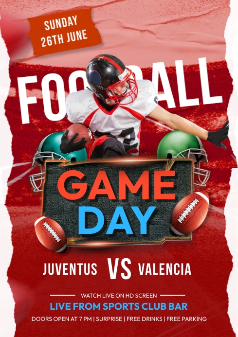 Soccer, Football, American Football Poster | PosterMyWall