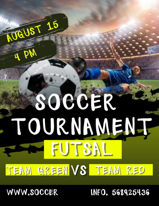 SOCCER (1) Templat | PosterMyWall