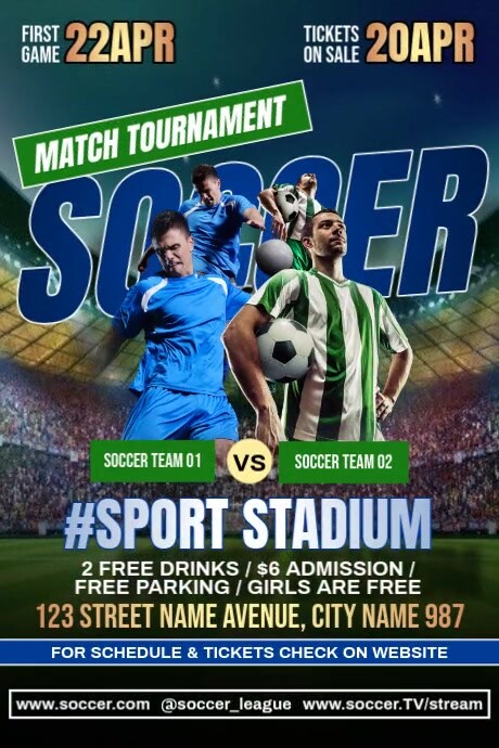 Soccer Ads Template | PosterMyWall
