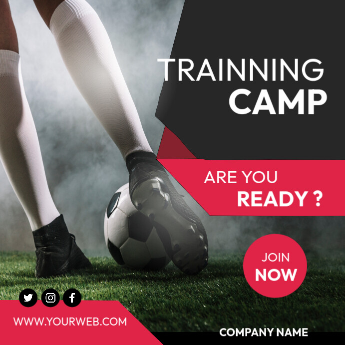 Copy of Soccer athlete banner | PosterMyWall