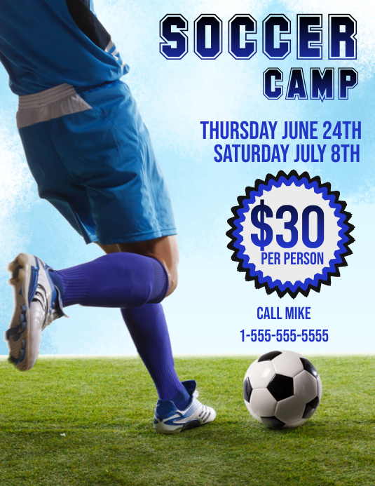 Soccer Camp Template | PosterMyWall