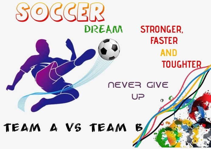 SOCCER Template | PosterMyWall