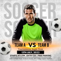 soccer game Instagram post, soccer match Template | PosterMyWall