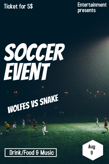 Copy of Soccer event | PosterMyWall