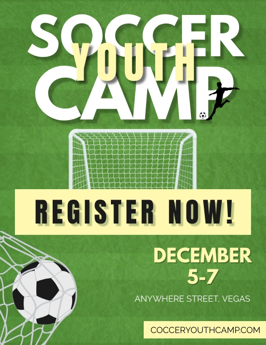 Plantilla de soccer event templates | PosterMyWall