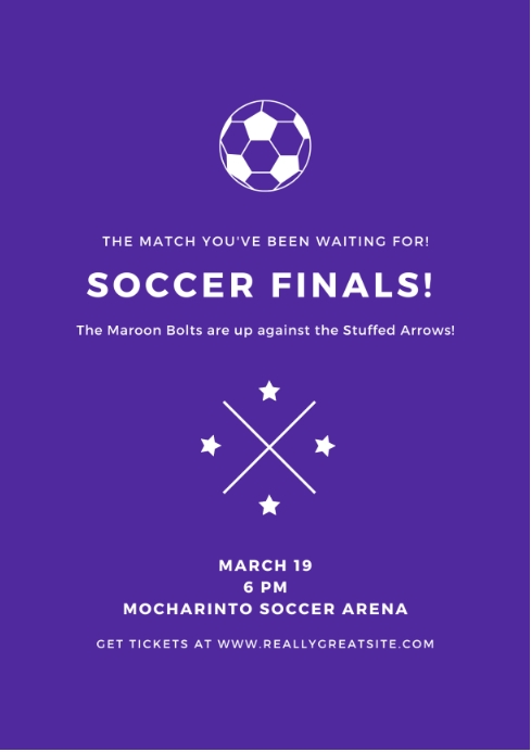SOCCER FINALS Template | PosterMyWall