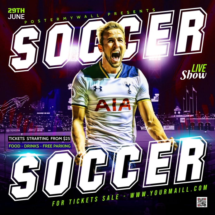Copy of soccer flyer | PosterMyWall