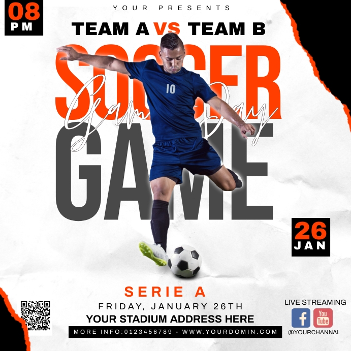 Soccer flyer Template | PosterMyWall