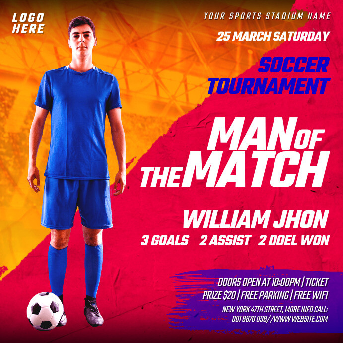 soccer flyer template | PosterMyWall