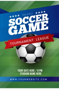 SOCCER FOOTBALL BANNER TEMPLATE | PosterMyWall