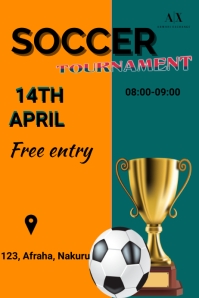 Soccer Poster Template | PosterMyWall