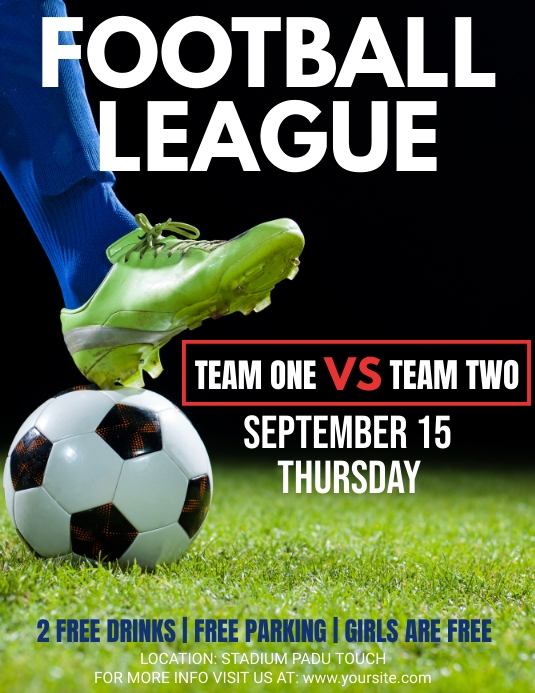 Soccer/Football Template | PosterMyWall