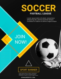 FOOTBALL POSTER FLAYER TEMPLATE | PosterMyWall
