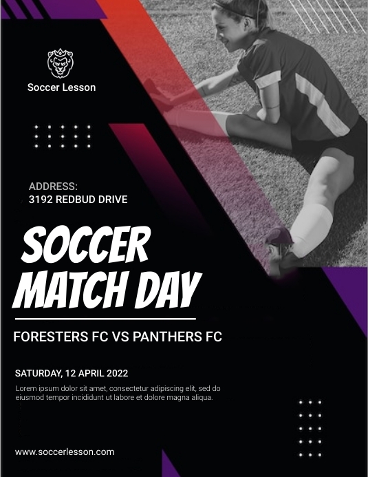 Templat Pemain Sepak Bola | PosterMyWall