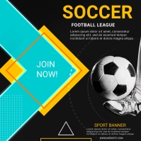 FOOTBALL POSTER INSTRAGRAM TEMPLATE | PosterMyWall